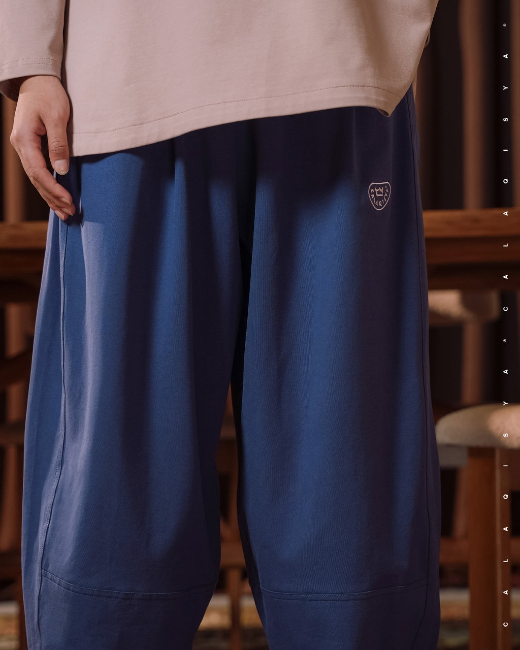 CLOUD COCOON PANTS IN BLUE INDIGO – CalaQisya