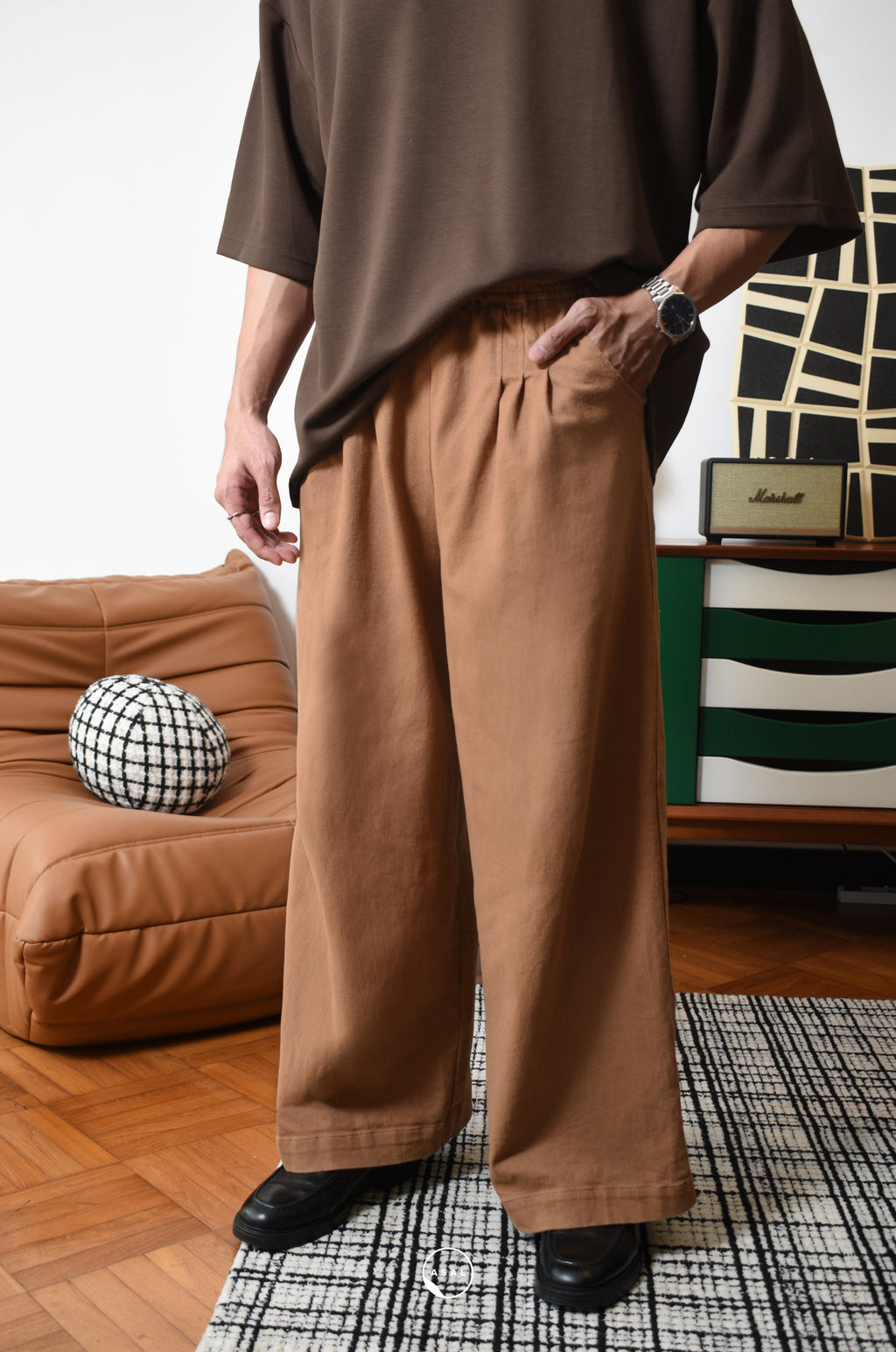 ASAL NAE PANTS IN MOCHA BISQUE – CalaQisya