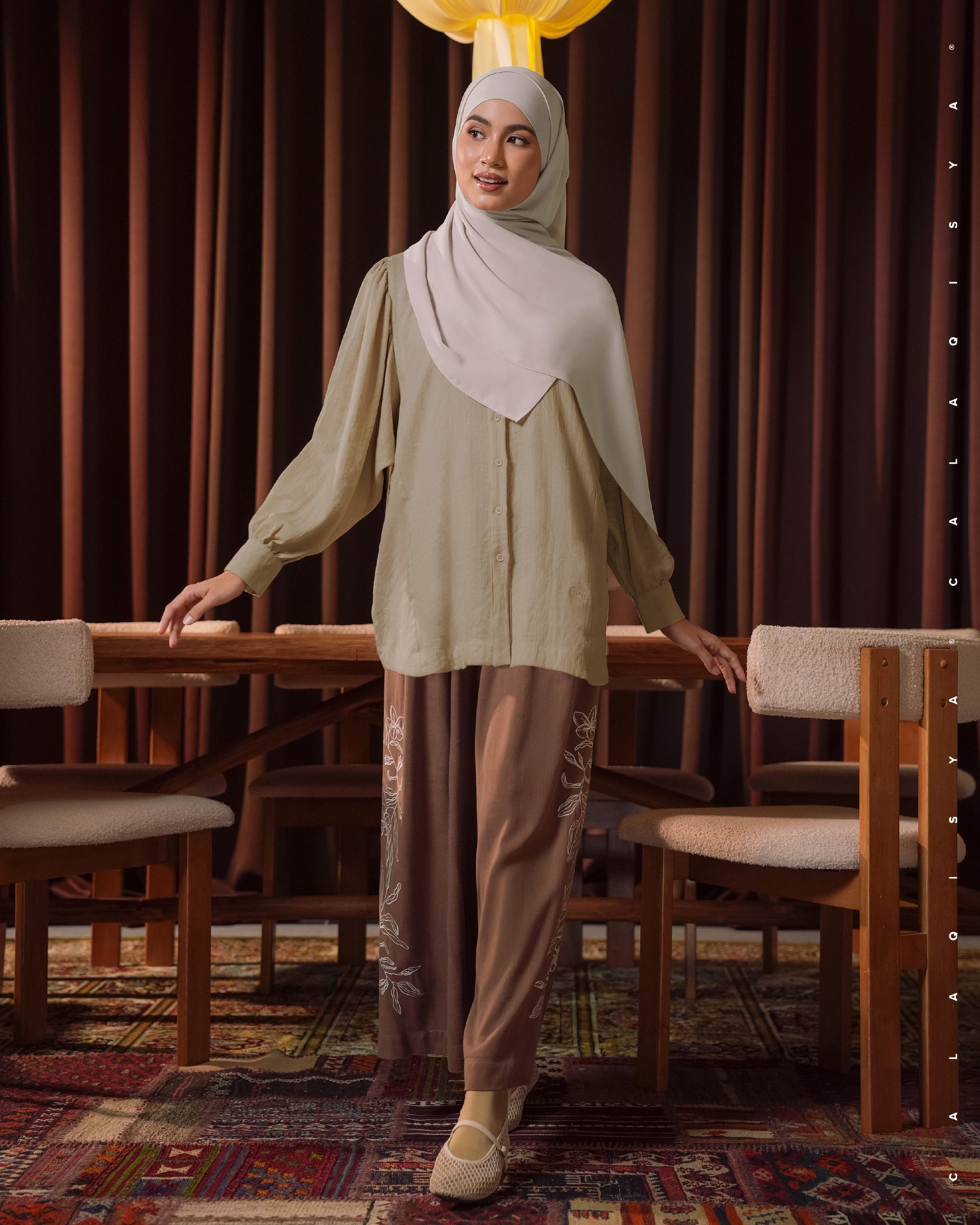 RESORT: GIRI BLOUSE 3.0 IN ALMOND BUFF – CalaQisya