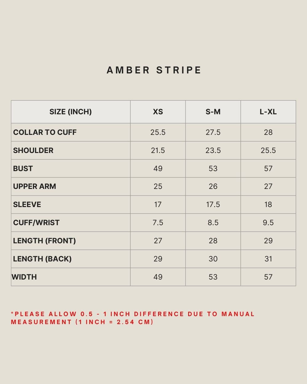 AMBER STRIPE IN AS08 – CalaQisya